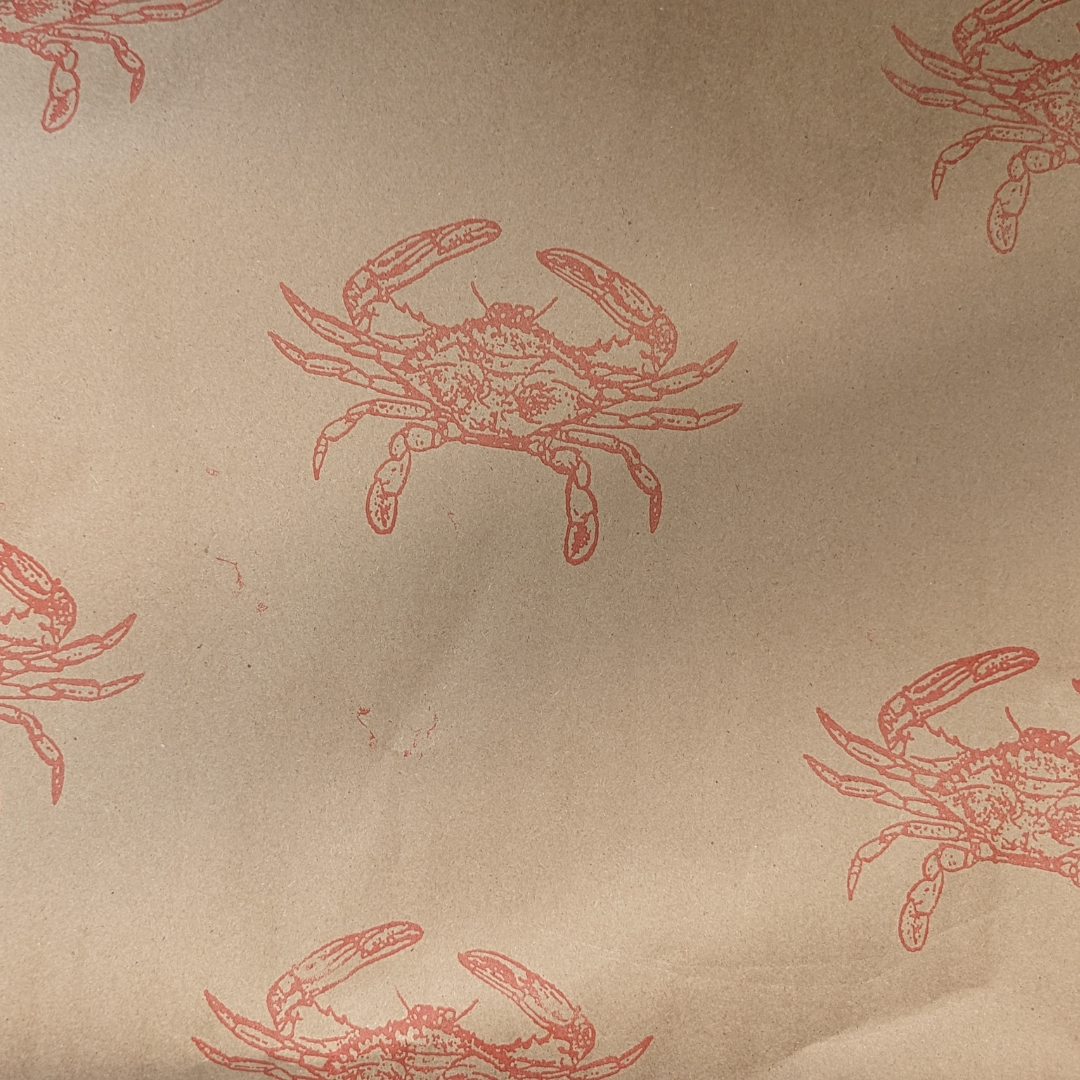 Roll of Crab Paper – Graham & Rollins Hampton Seafood Market Pickup